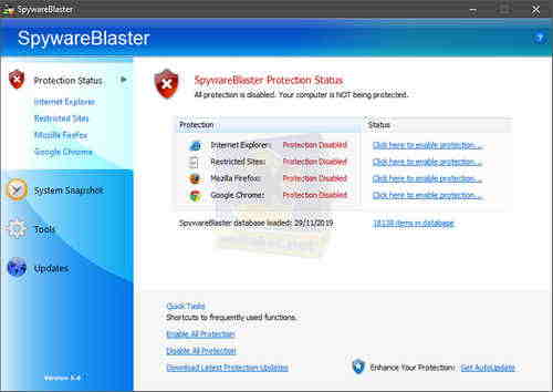 SpywareBlaster v6.0 Free